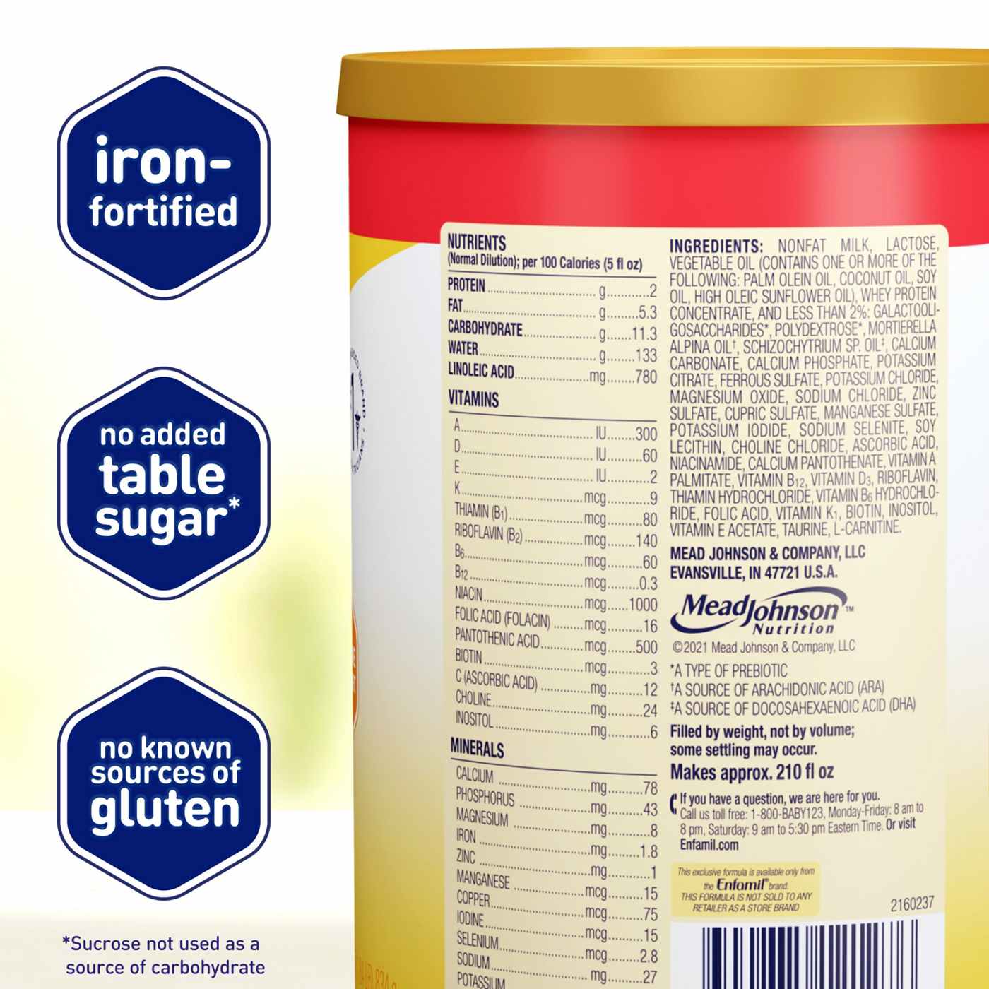 Enfamil Milk-Based Concentrated Liquid Infant Formula with Iron - Shop ...
