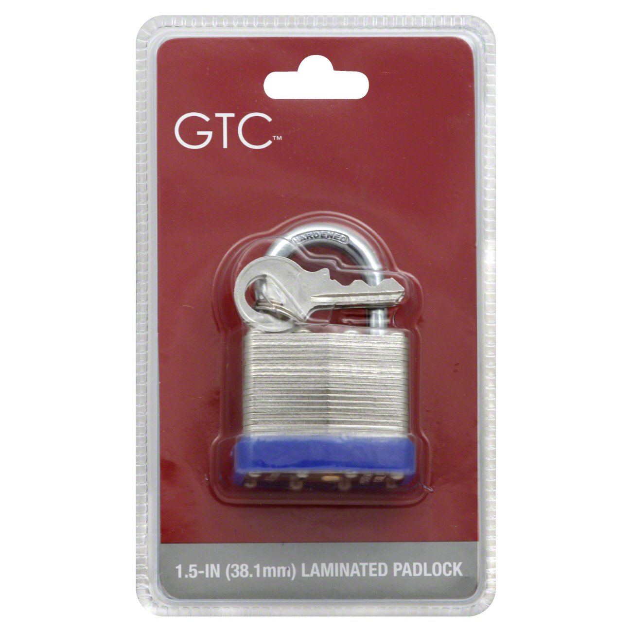 GTC Laminated Padlock With 2 Keys - Shop Locks & Keys at H-E-B