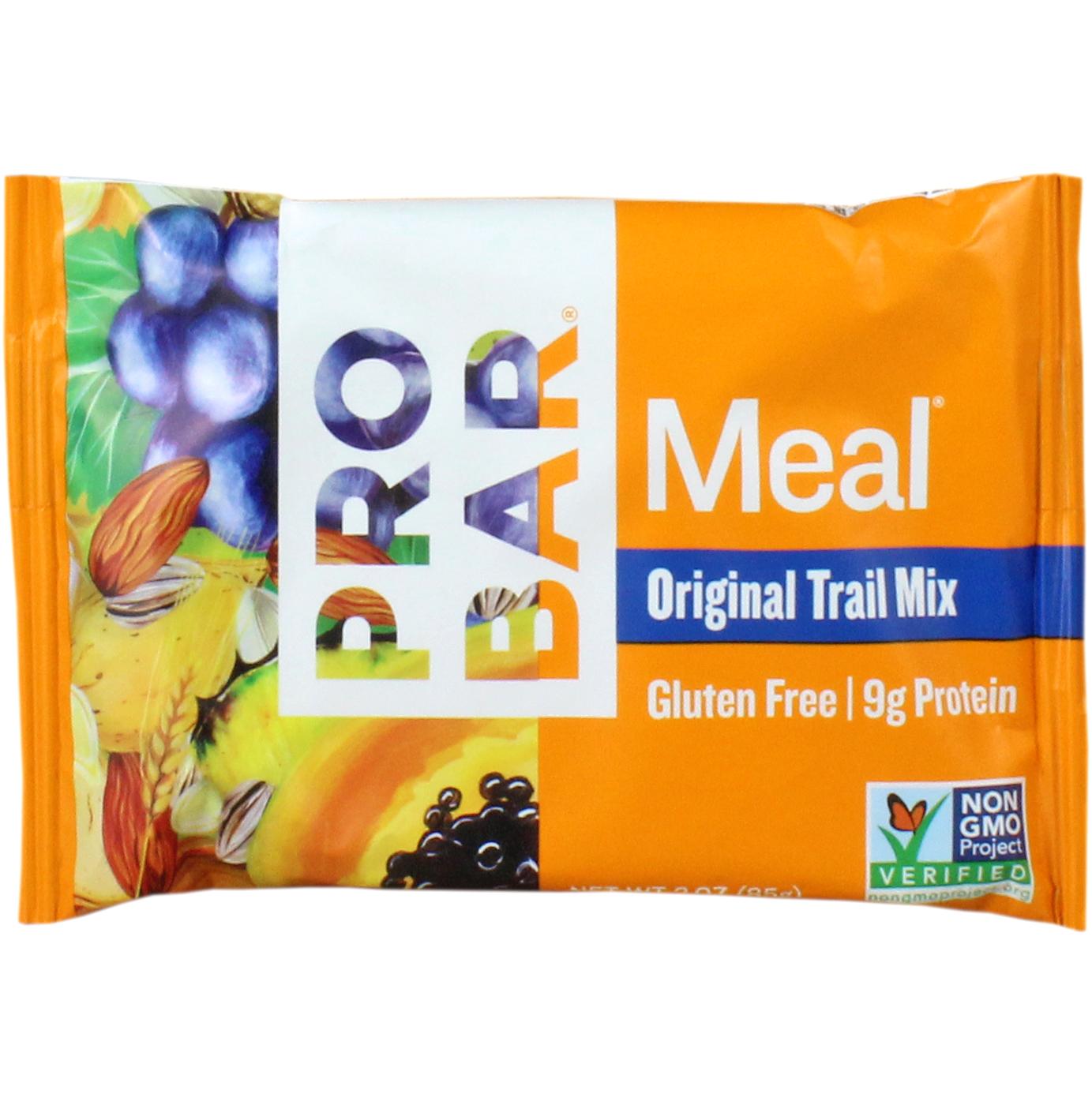 Pro Bar 9g Protein Meal Replacement Bar - Original Trail Mix - Shop ...
