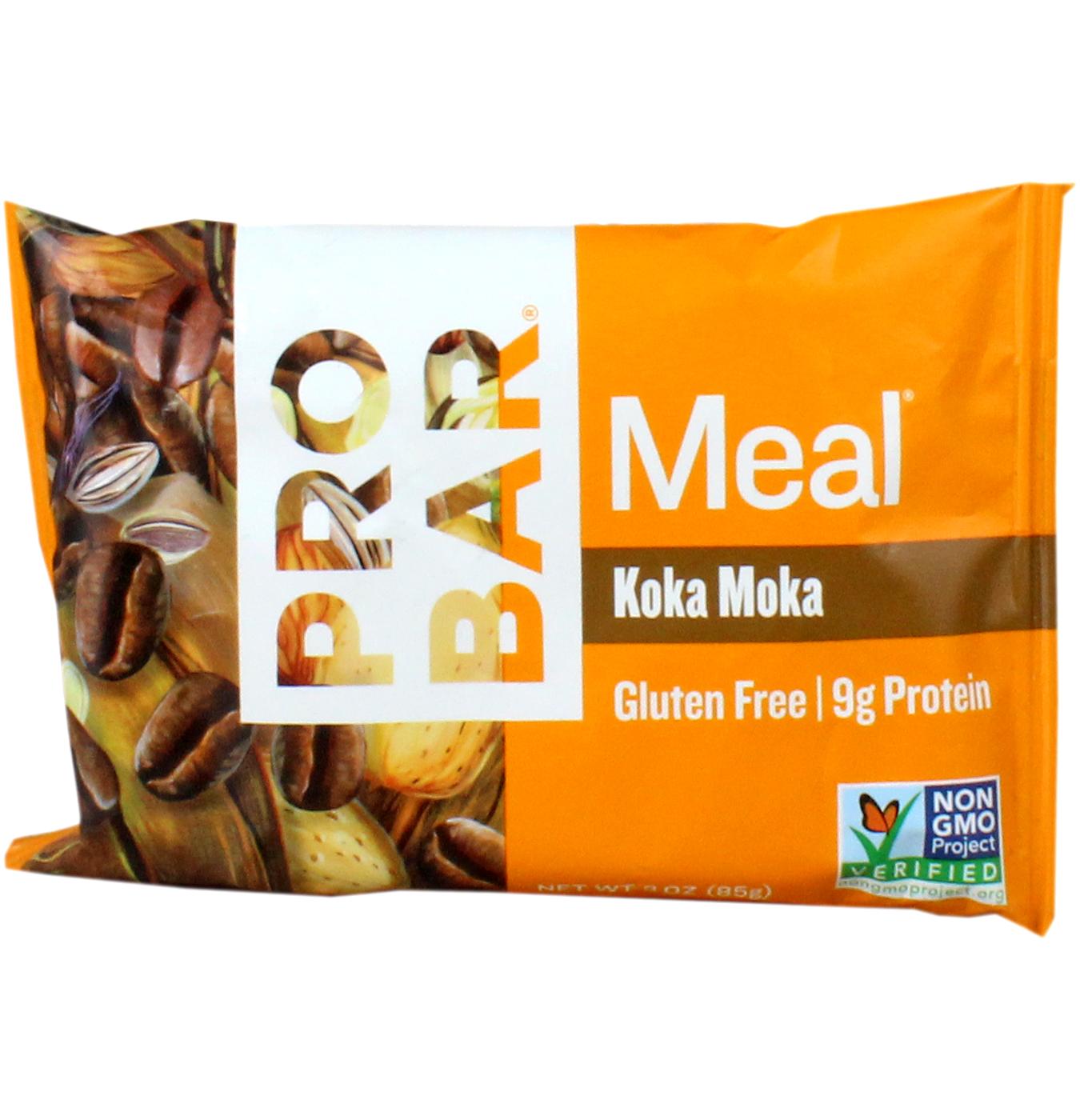 Pro Bar 9g Protein Meal Replacement Bar - Koka Moka - Shop Granola ...