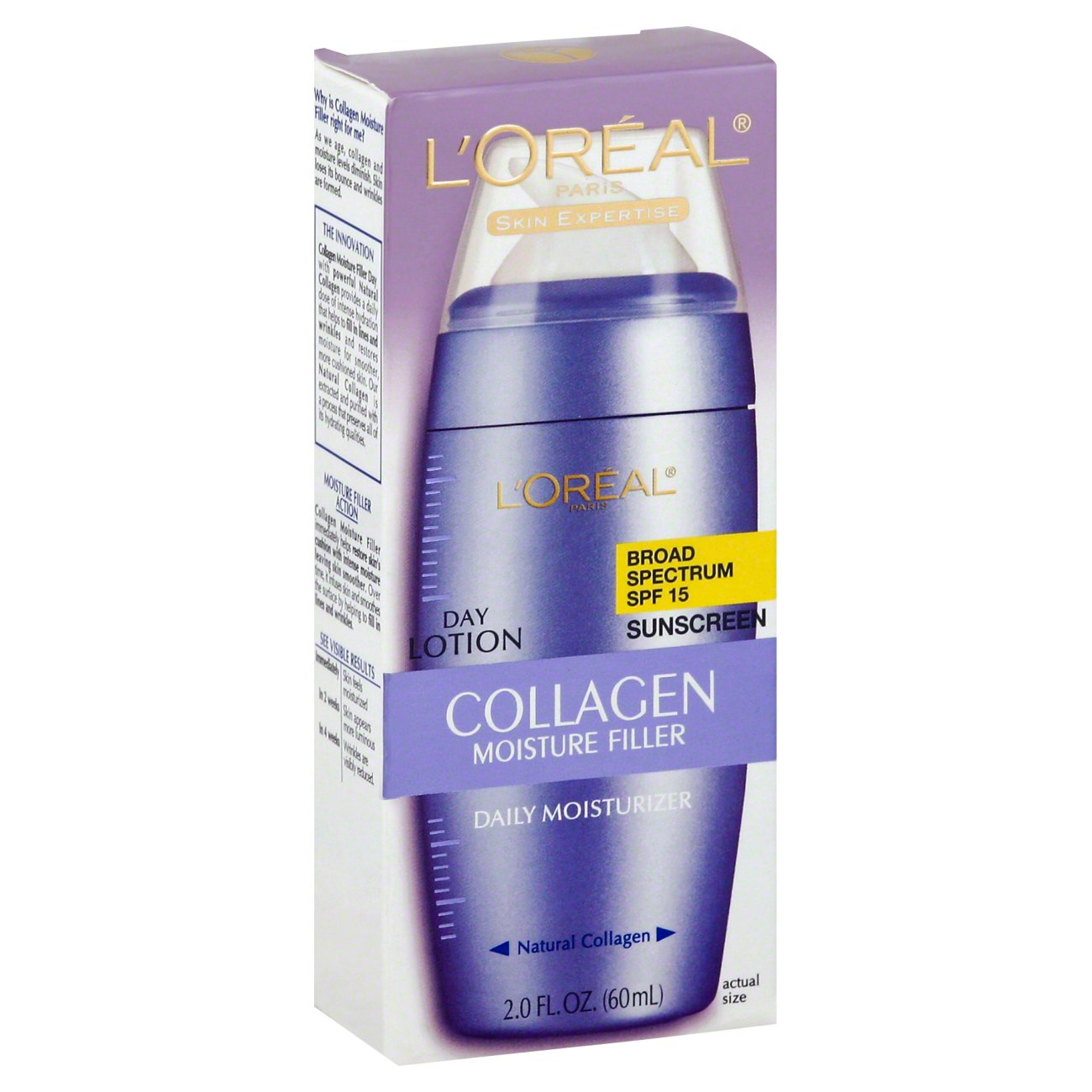 L'Oreal Paris Collagen Moisture Filler SPF 15 Day Lotion - Shop Facial ...
