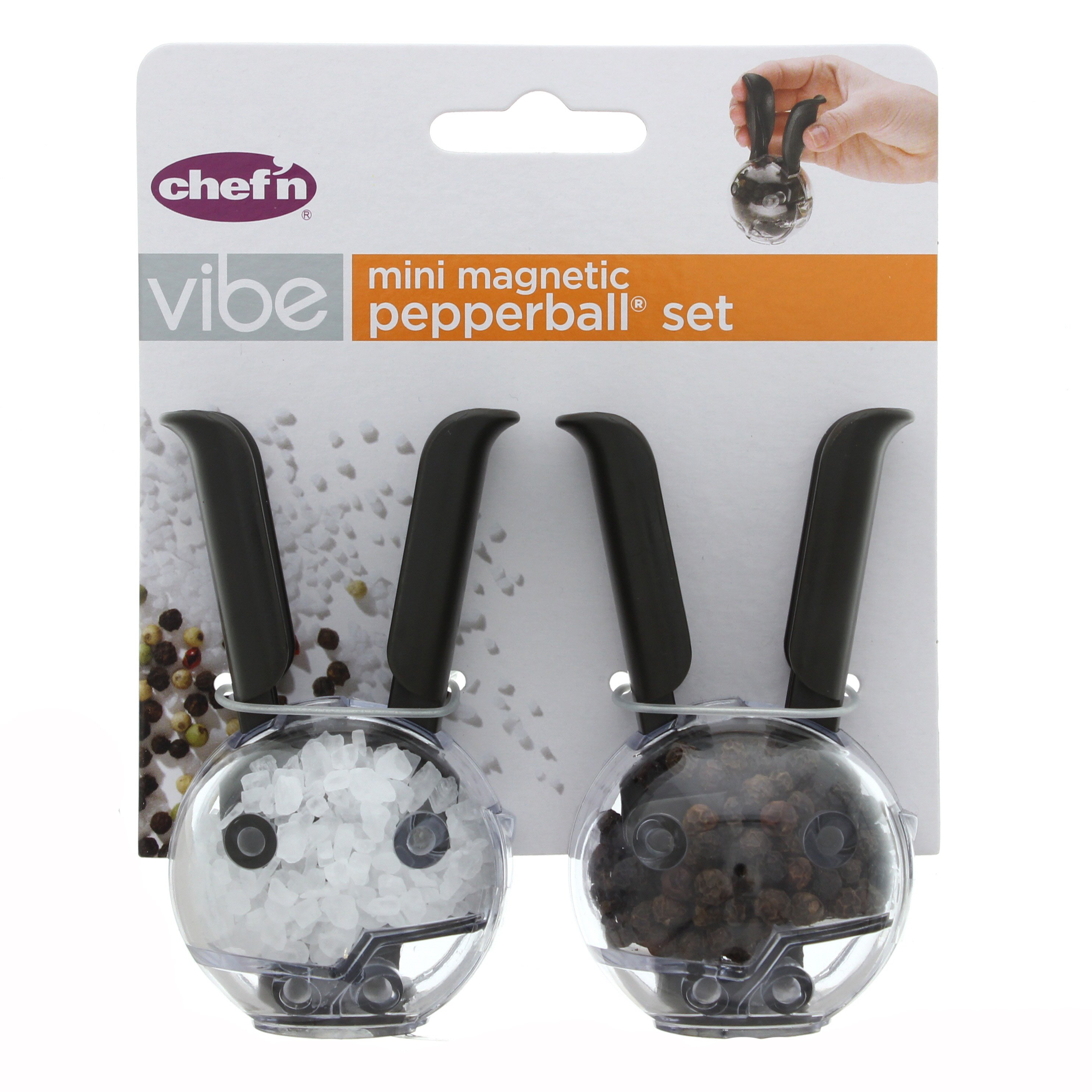Chef'n Vibe Mini Magnetic PepperBall & SaltBall Set - Shop Utensils ...