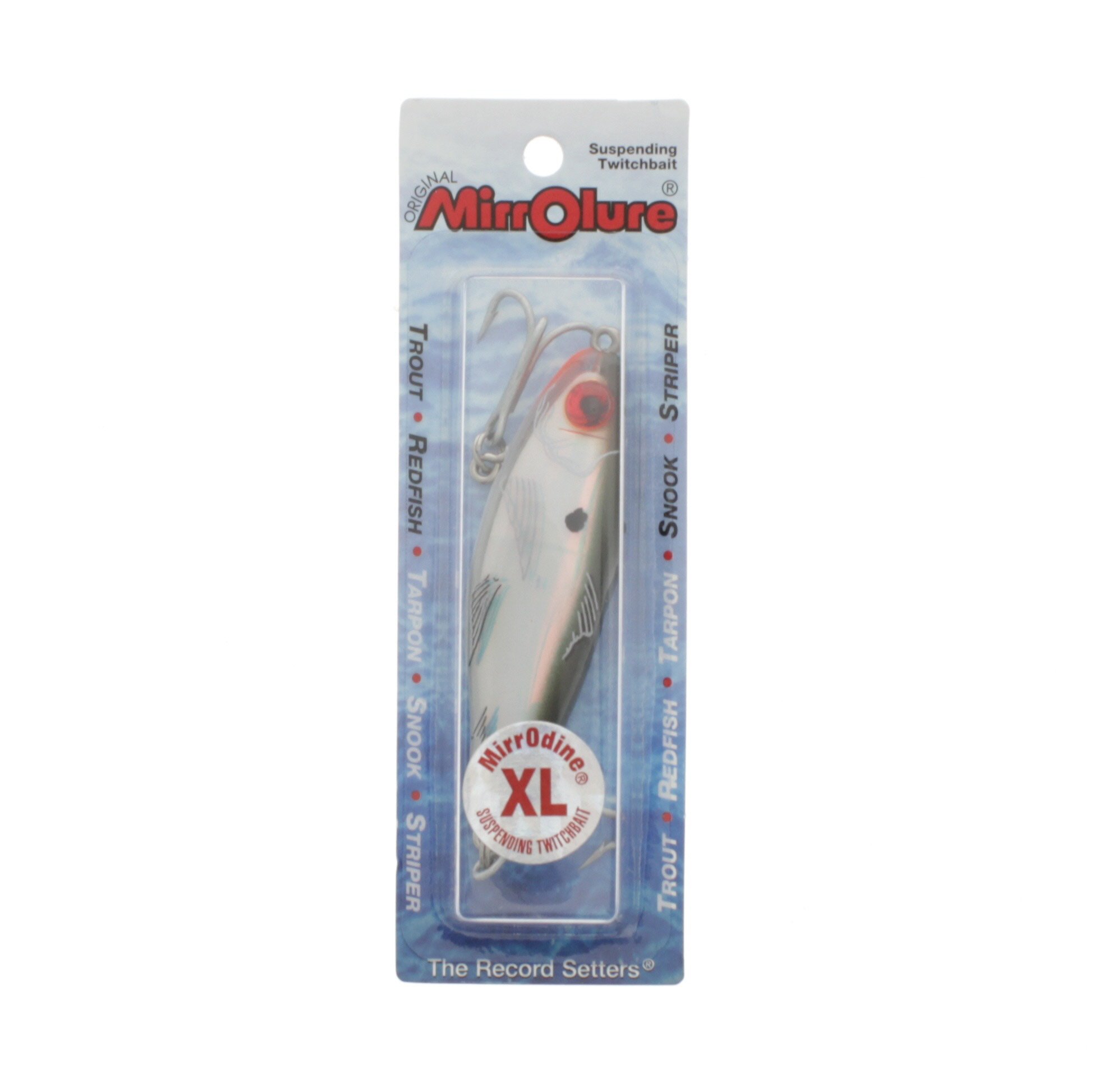 MirrOlure Mirrodine XL Green/White/Silver Lure - Shop Fishing at H-E-B
