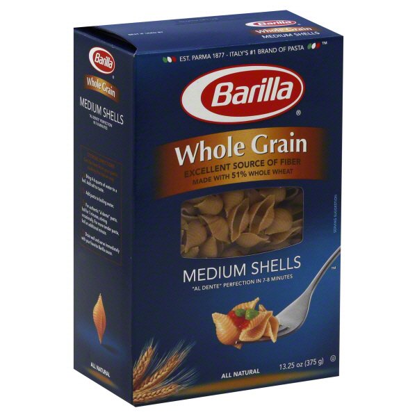 Barilla Whole Grain Medium Shells - Shop Pasta at H-E-B