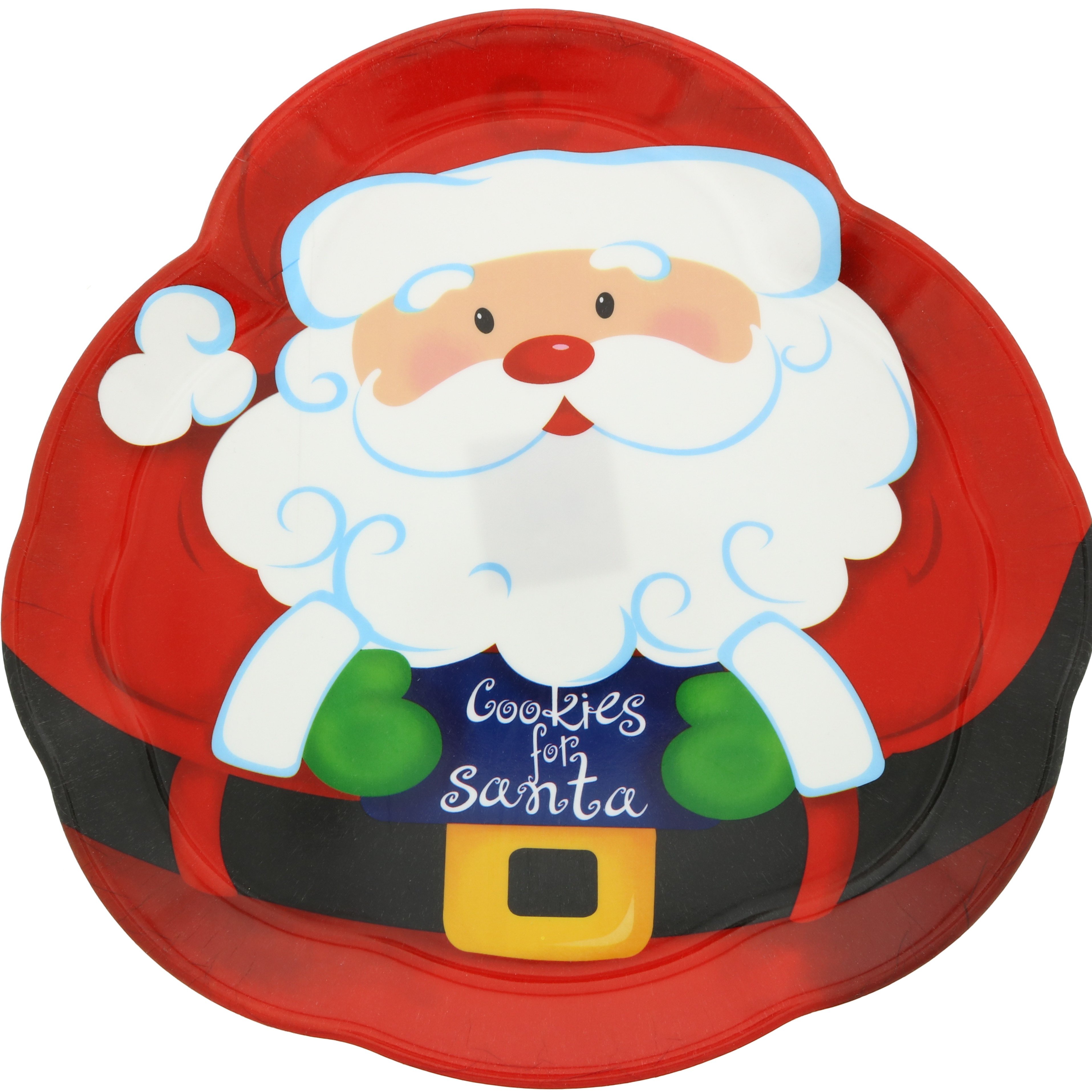 Creative Converting Santa Plastic Molded Tray - Shop Serveware at H-E-B