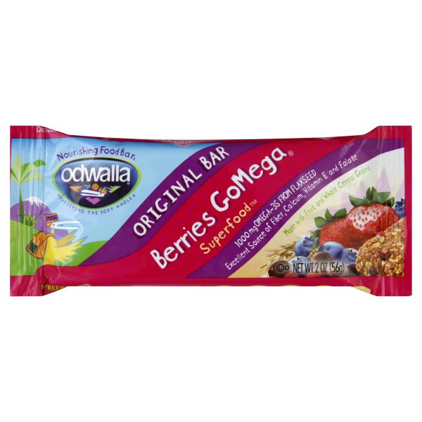 Odwalla Original Bar Berries GoMega Nourishing Food Bar - Shop Granola ...