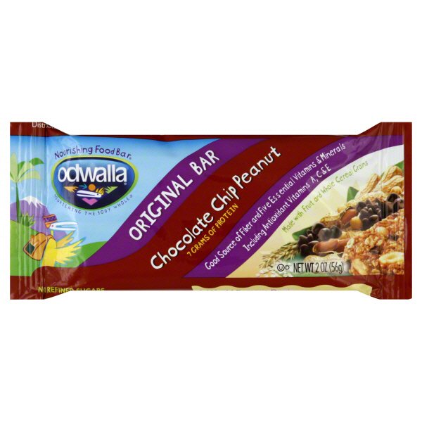 Odwalla Original Bar Chocolate Chip Peanut Nourishing Food Bar - Shop ...