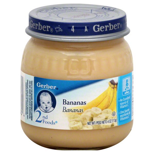 Gerber 2nd Foods Bananas - Shop Baby food at H-E-B