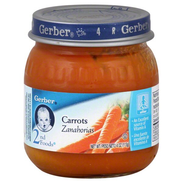 Gerber 2nd Foods Carrots - Shop Baby Food at H-E-B