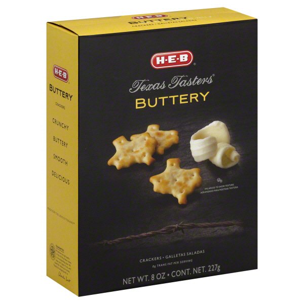 H-E-B Texas Tasters Buttery Crackers - Shop Snacks & Candy at H-E-B