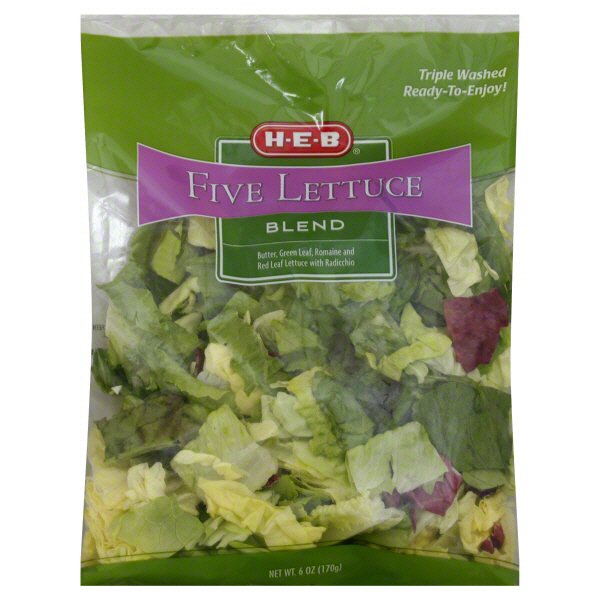 H-E-B 5 Lettuce Blend Salad - Shop Lettuce & leafy greens at H-E-B