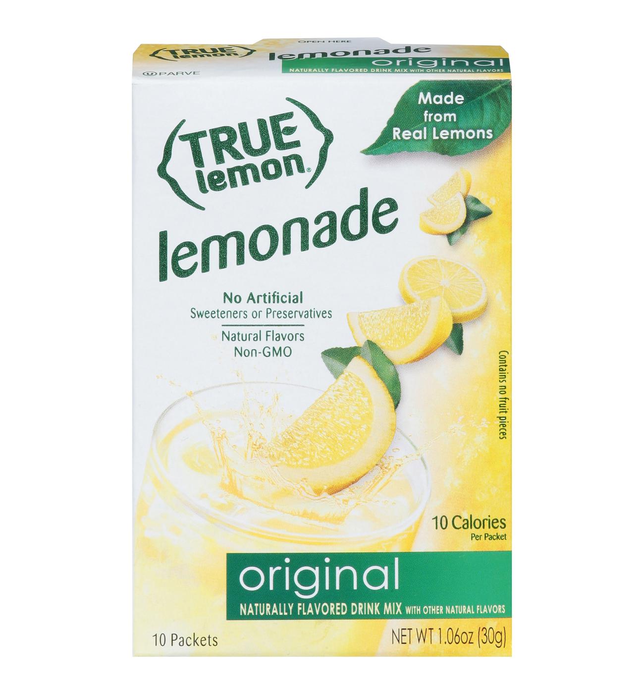 True Lemon Original Lemonade Drink Mix - Shop Mixes & Flavor Enhancers at H-E-B