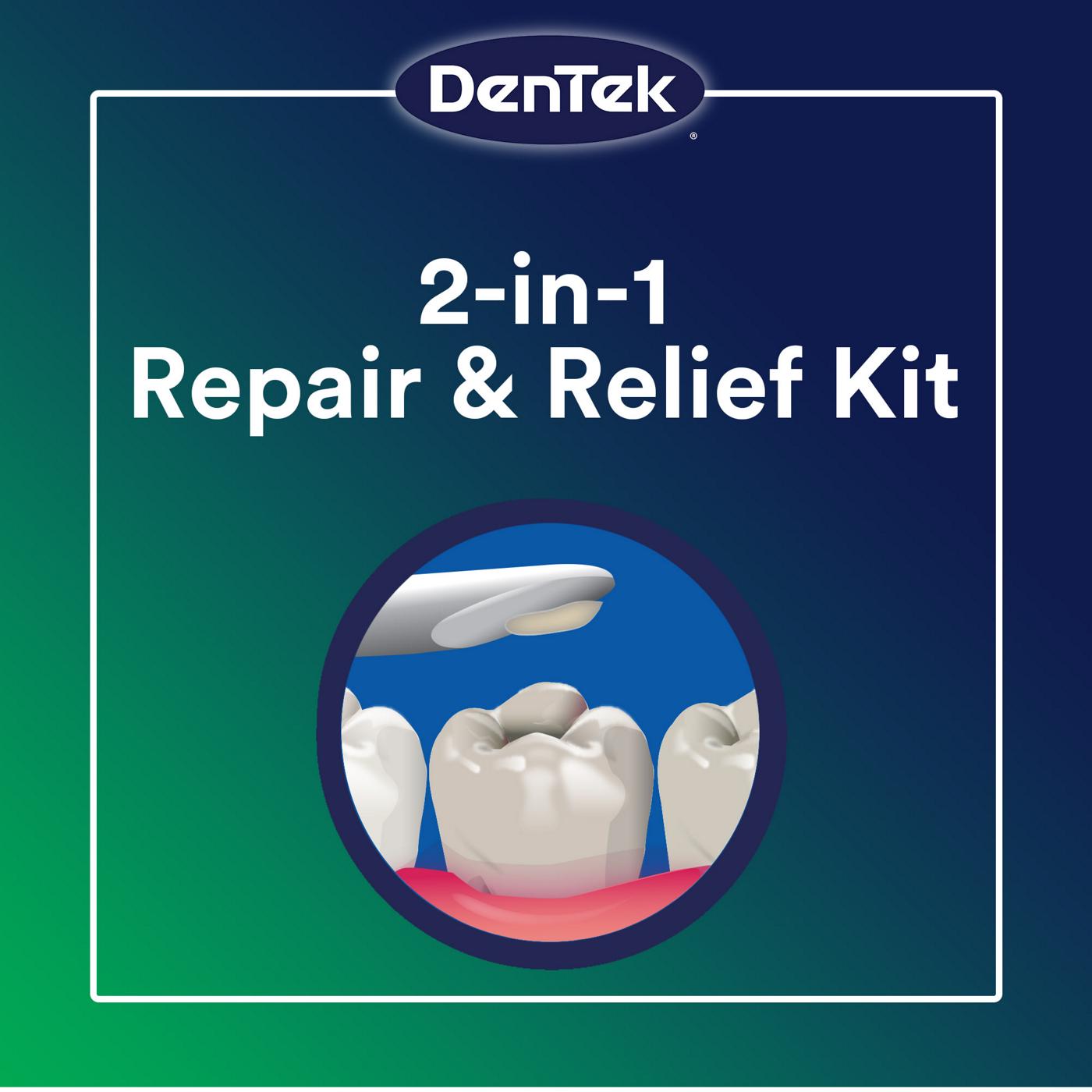 DenTek Temparin Max Advanced Dental Repair Kit - Shop Denture care at H-E-B