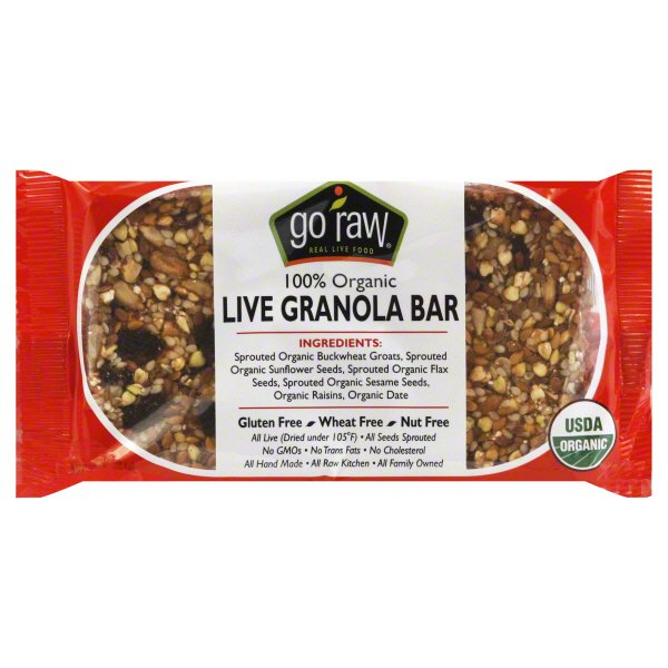 Go Raw Organic Live Granola Bar - Shop Granola & snack bars at H-E-B