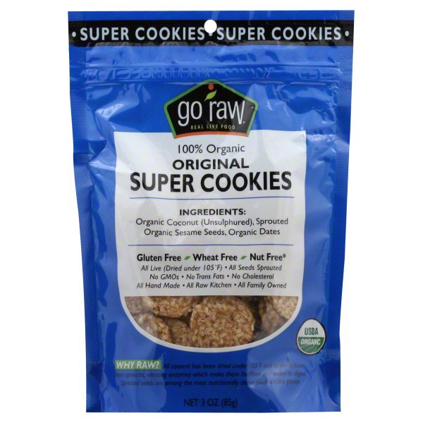 Go Raw Organic Original Super Cookies - Shop Cookies at H-E-B
