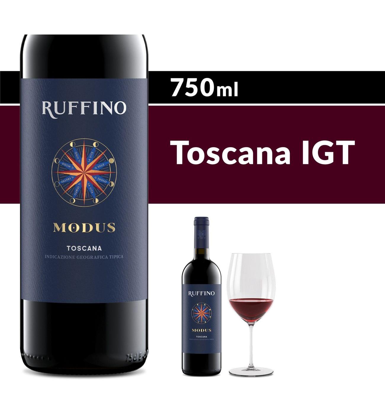 Ruffino Modus Toscana IGT Red Blend, Italian Red Wine 750 mL Bottle ...