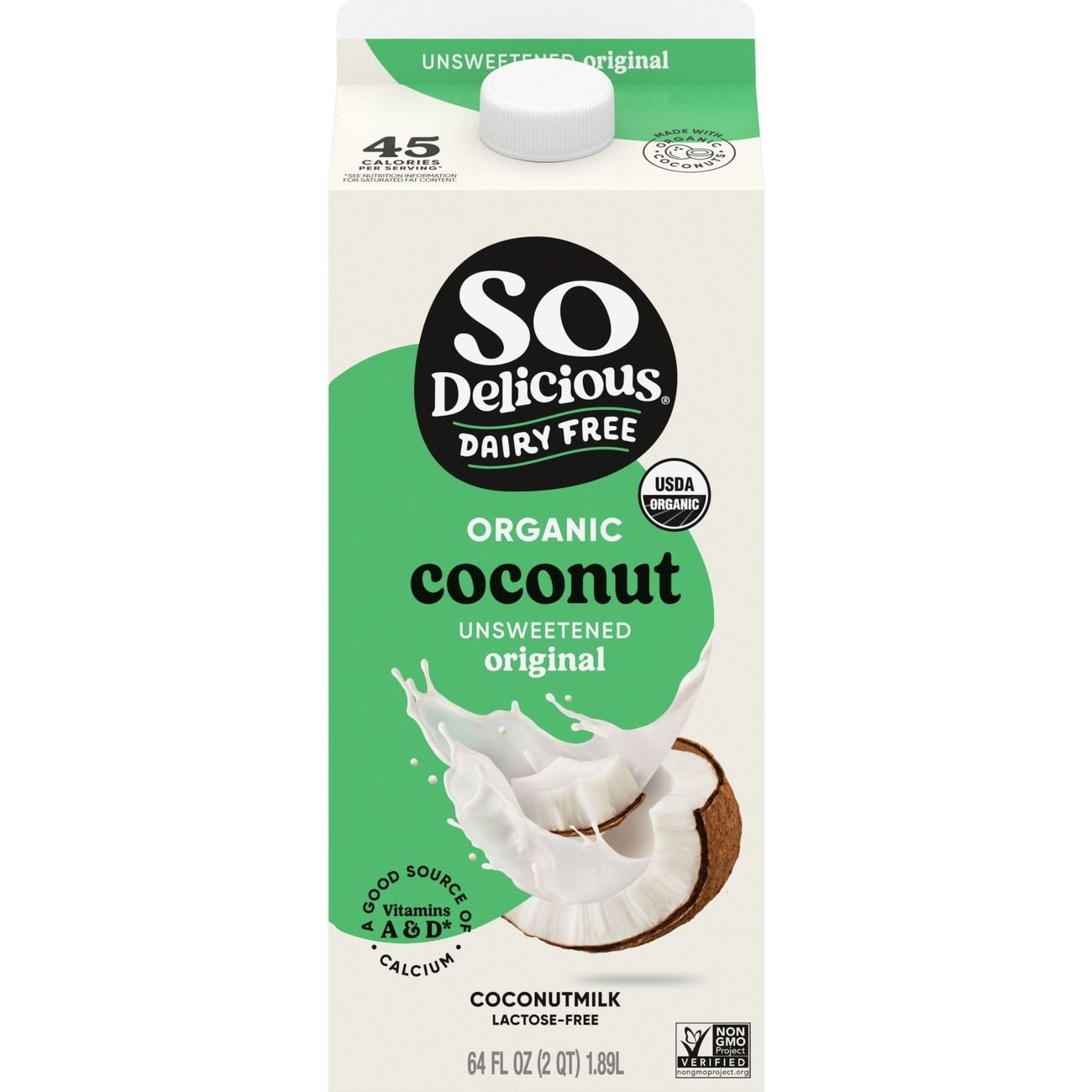 So Delicious Dairy Free Unsweetened Coconutmilk - Shop Milk at H-E-B