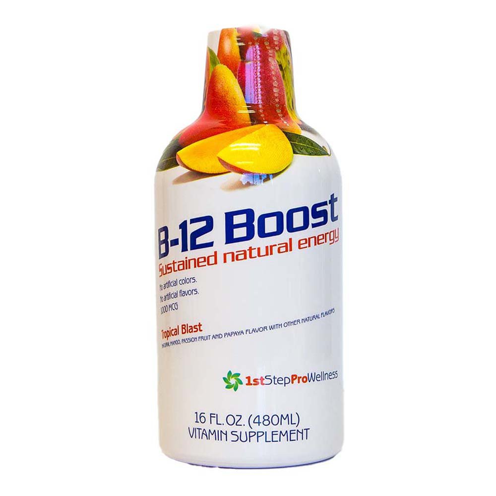 1st Step Pro-Wellness B-12 Boost Liquid - Tropical Blast - Shop Sports ...