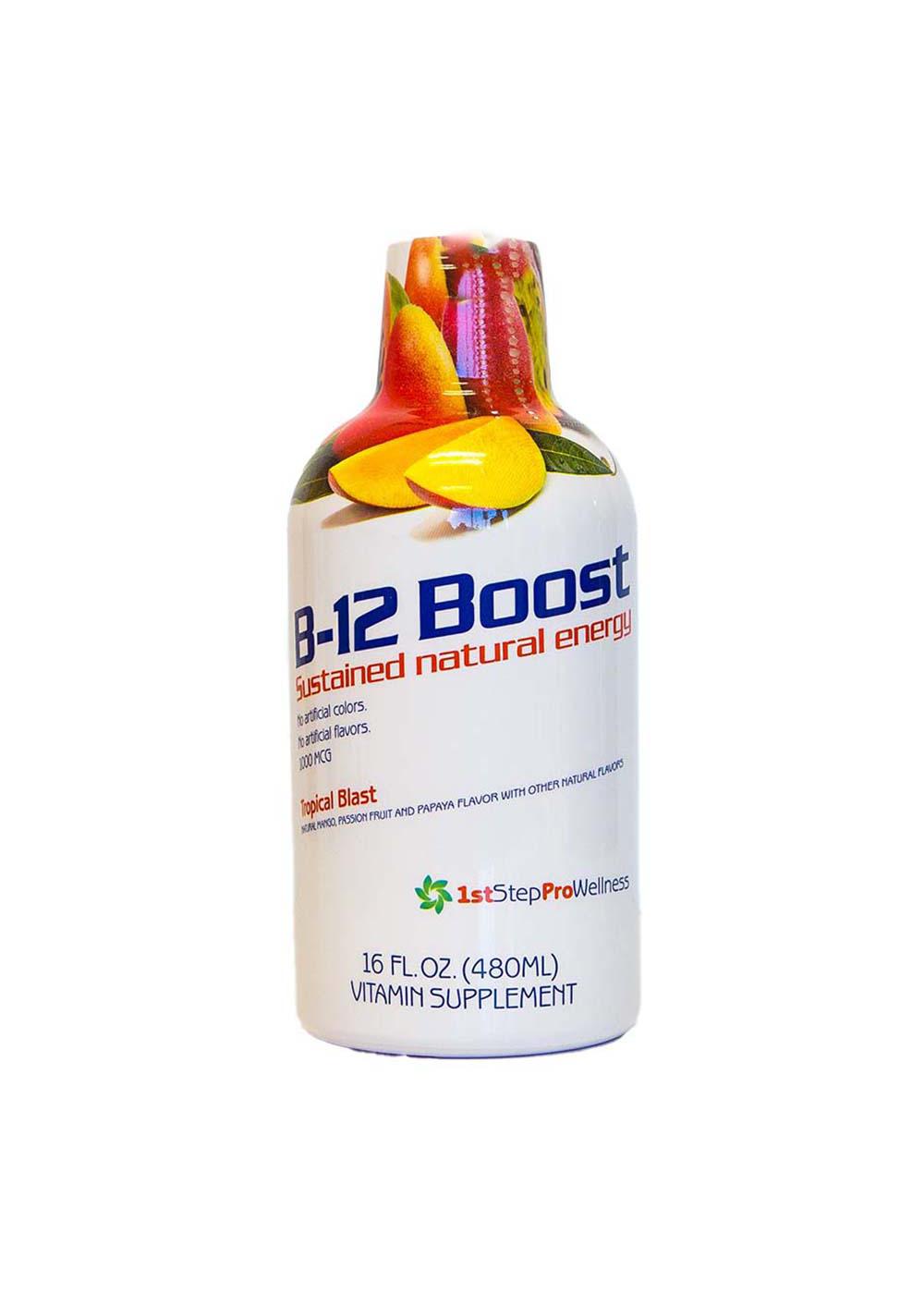 1st Step Pro-Wellness B-12 Boost Liquid - Tropical Blast - Shop Sports ...
