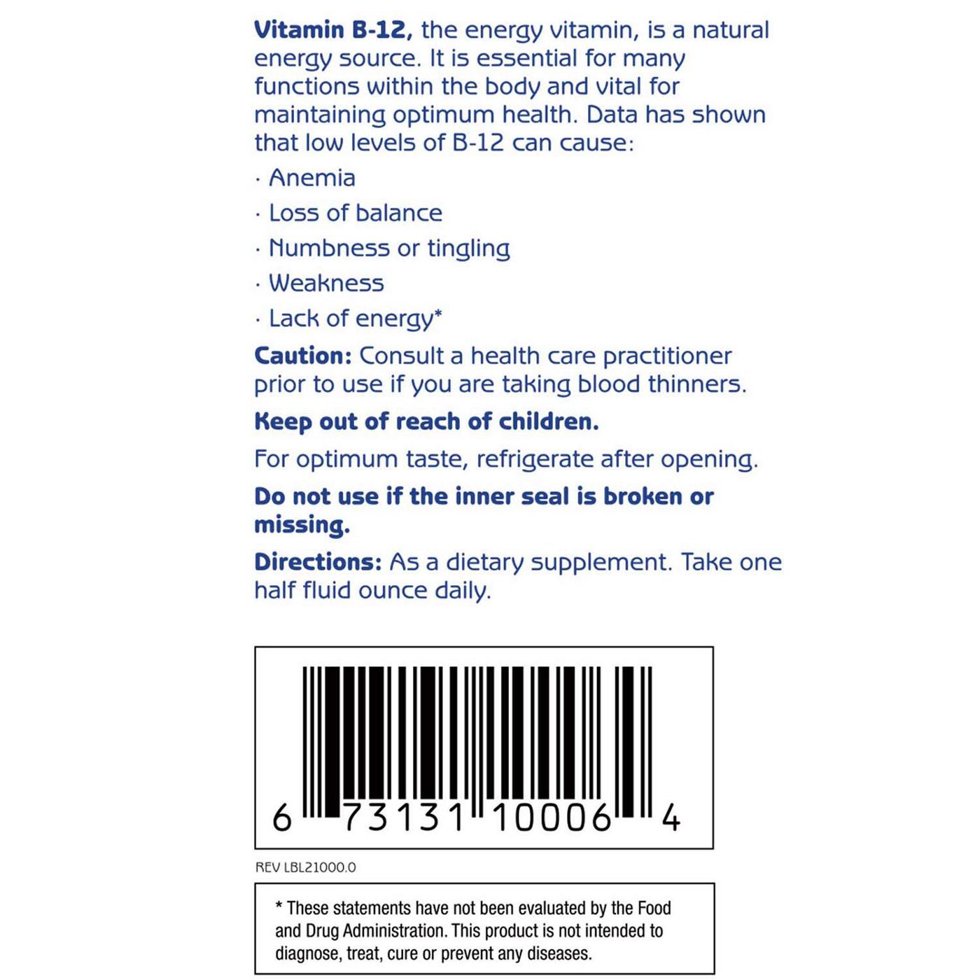 1st Step Pro-Wellness B-12 Boost Liquid - Tropical Blast - Shop Sports ...