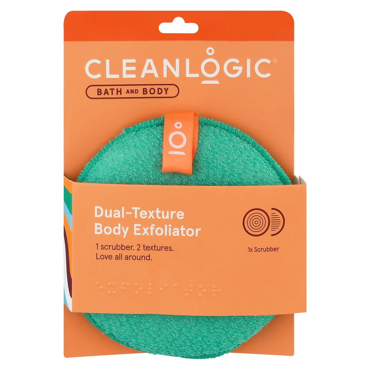 Cleanlogic Exfoliating Dual Texture Body Scrubber - Shop Accessories at ...