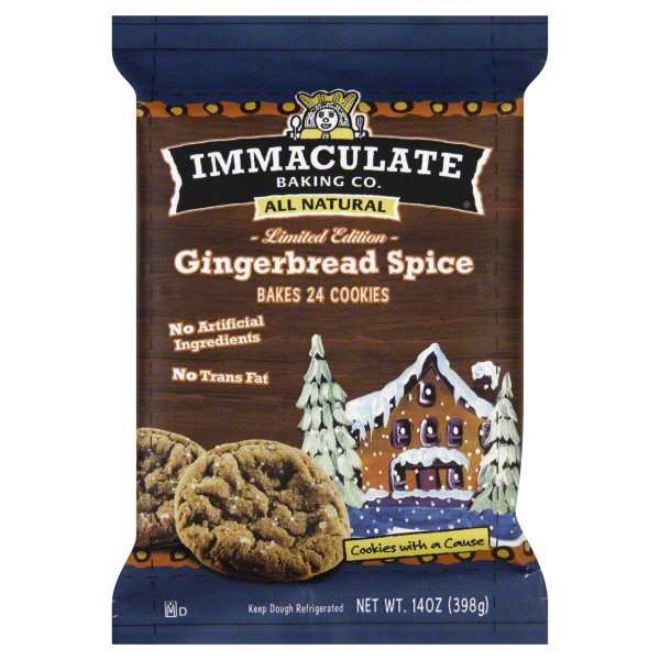 Immaculate Baking Co. Gingerbread Spice Cookie Dough - Shop Biscuit ...