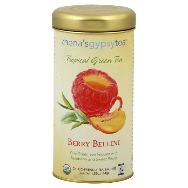Zhena's Gypsy Tea Berry Bellini Tropical Green Tea Bags - Shop Tea at H-E-B
