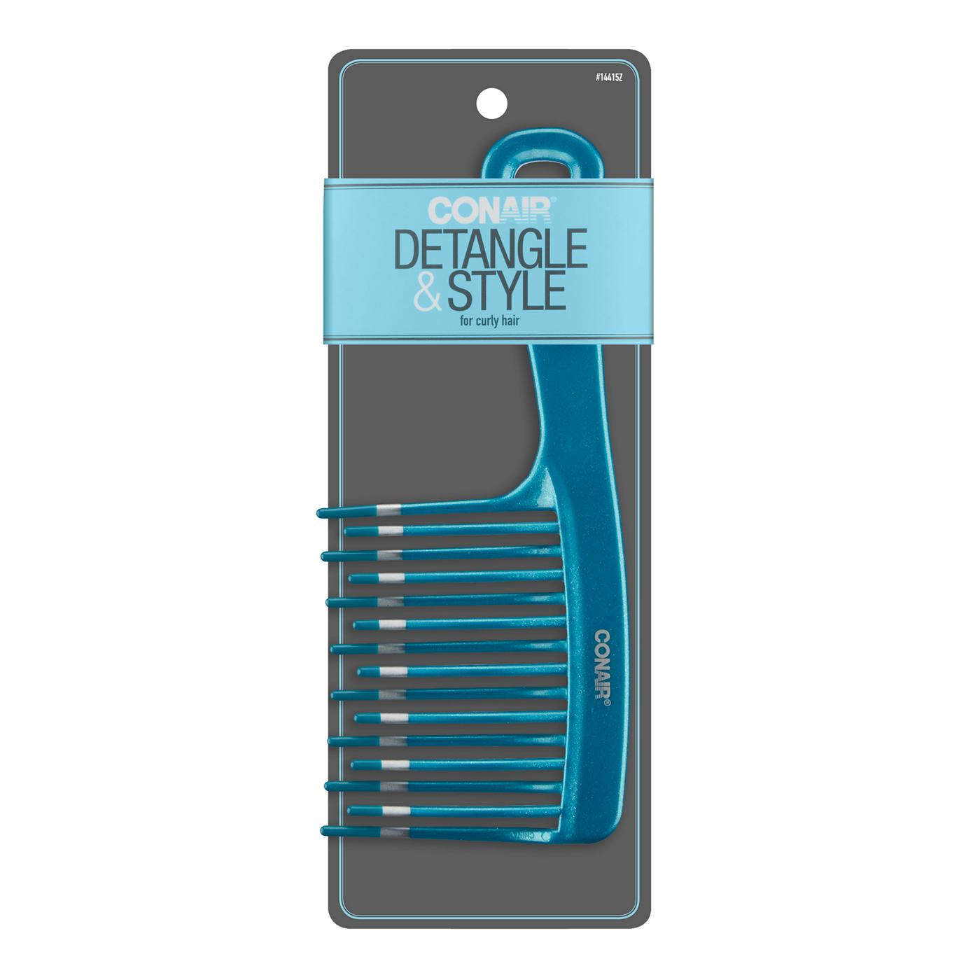 Conair Styling Essentials Style & Detangle Wavy Tooth Comb - Shop ...