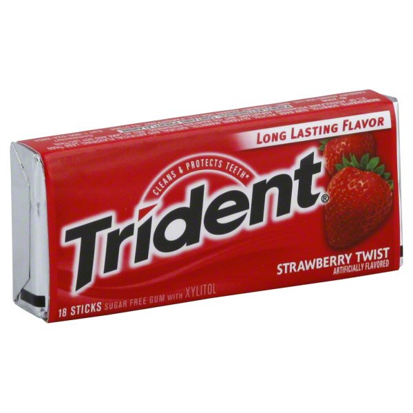 Trident Strawberry Twist Sugar Free Gum - Shop Snacks & Candy at H-E-B