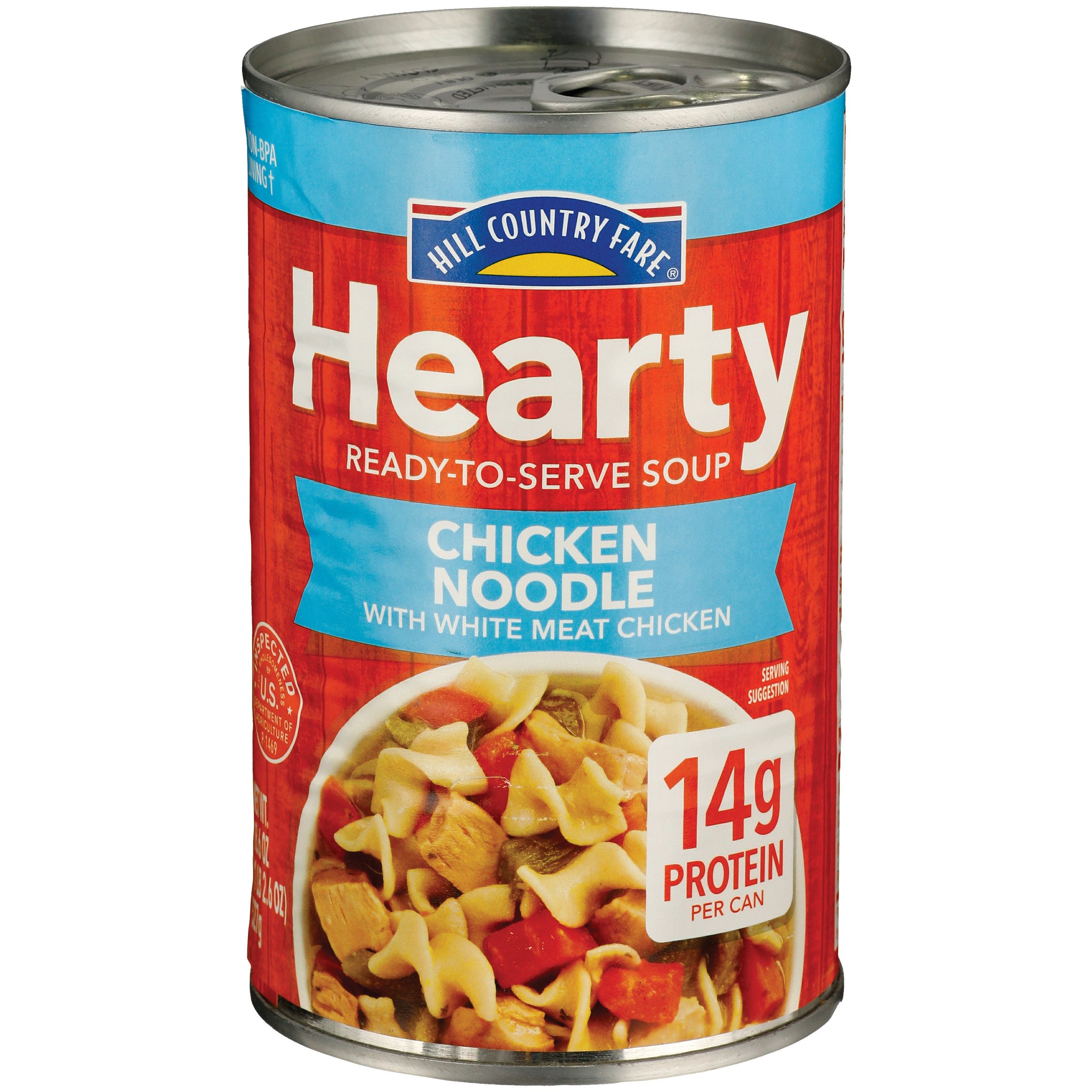 Hill Country Fare Hearty Chicken Noodle Soup Shop Soups And Chili At H E B