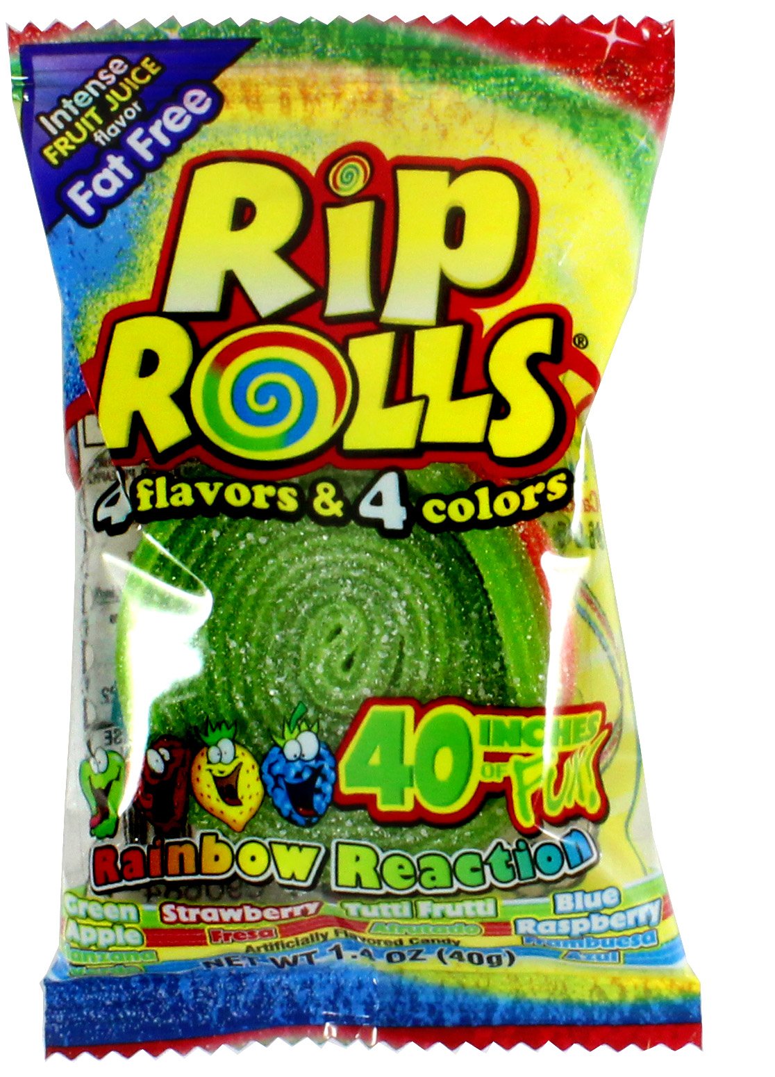 Rips Rainbow Reaction Rolls - Shop Snacks & Candy at H-E-B
