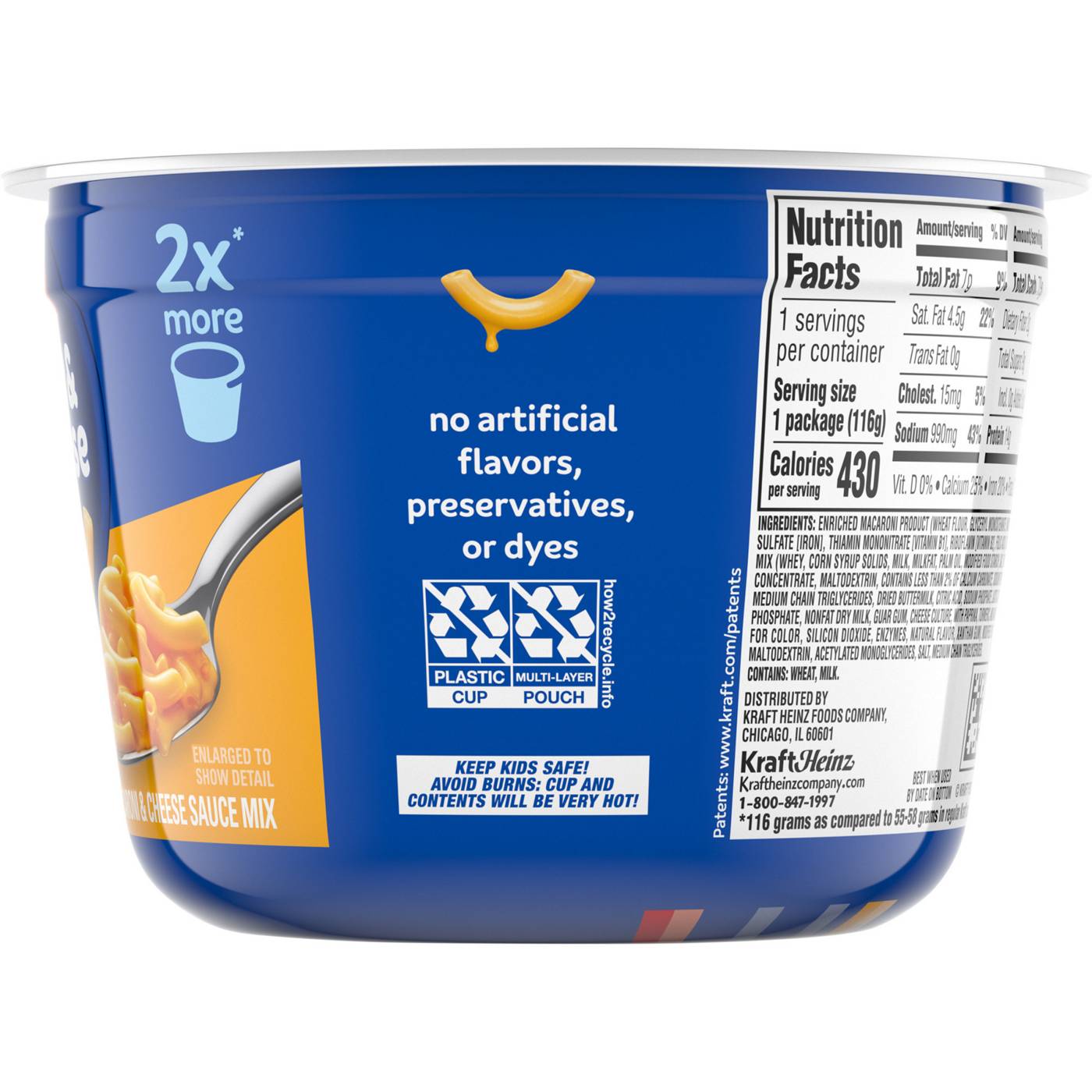 Kraft Original Flavor Macaroni & Cheese Dinner - Shop Pantry meals at H-E-B