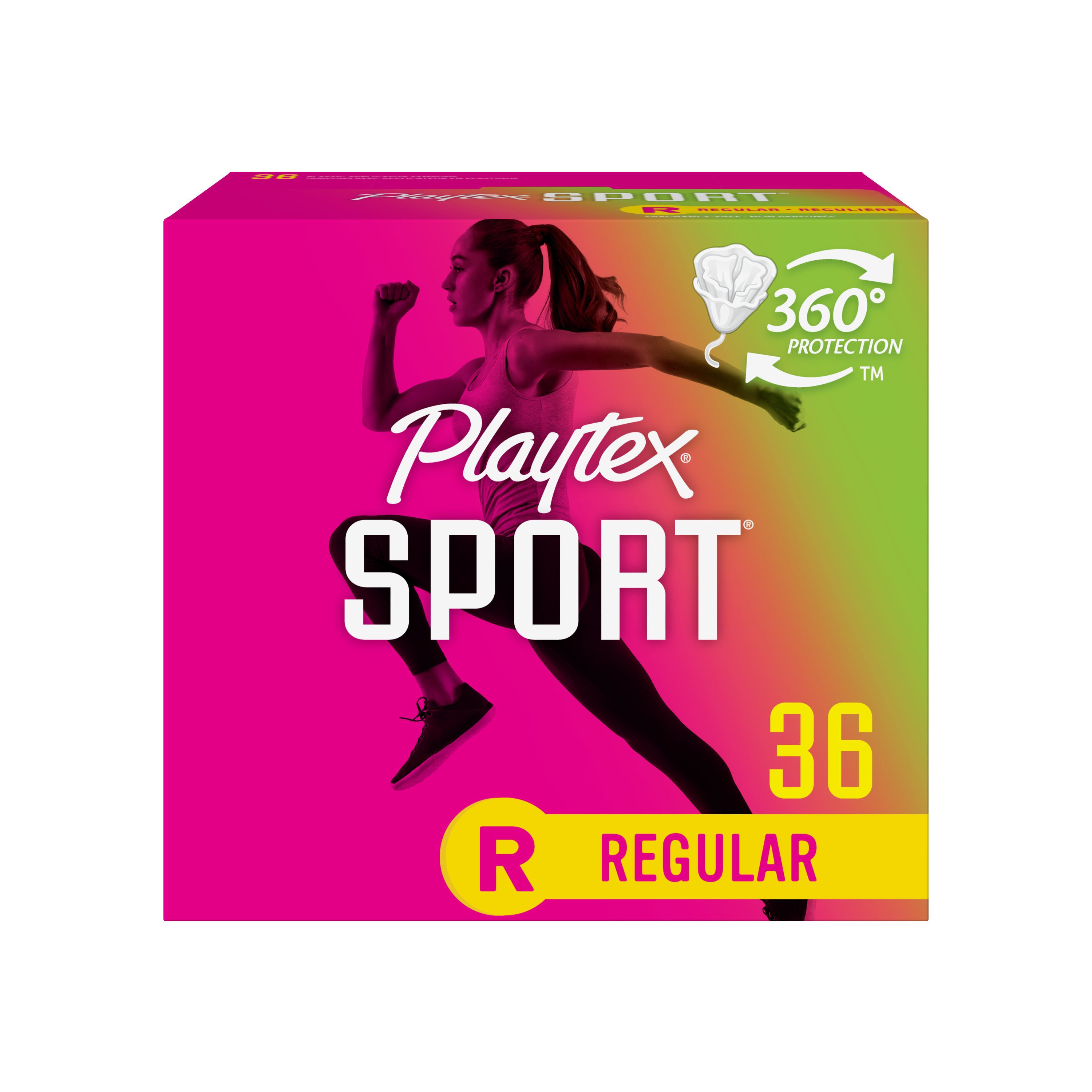 Playtex Sport Tampons - Regular, Unscented - Shop Tampons at H-E-B