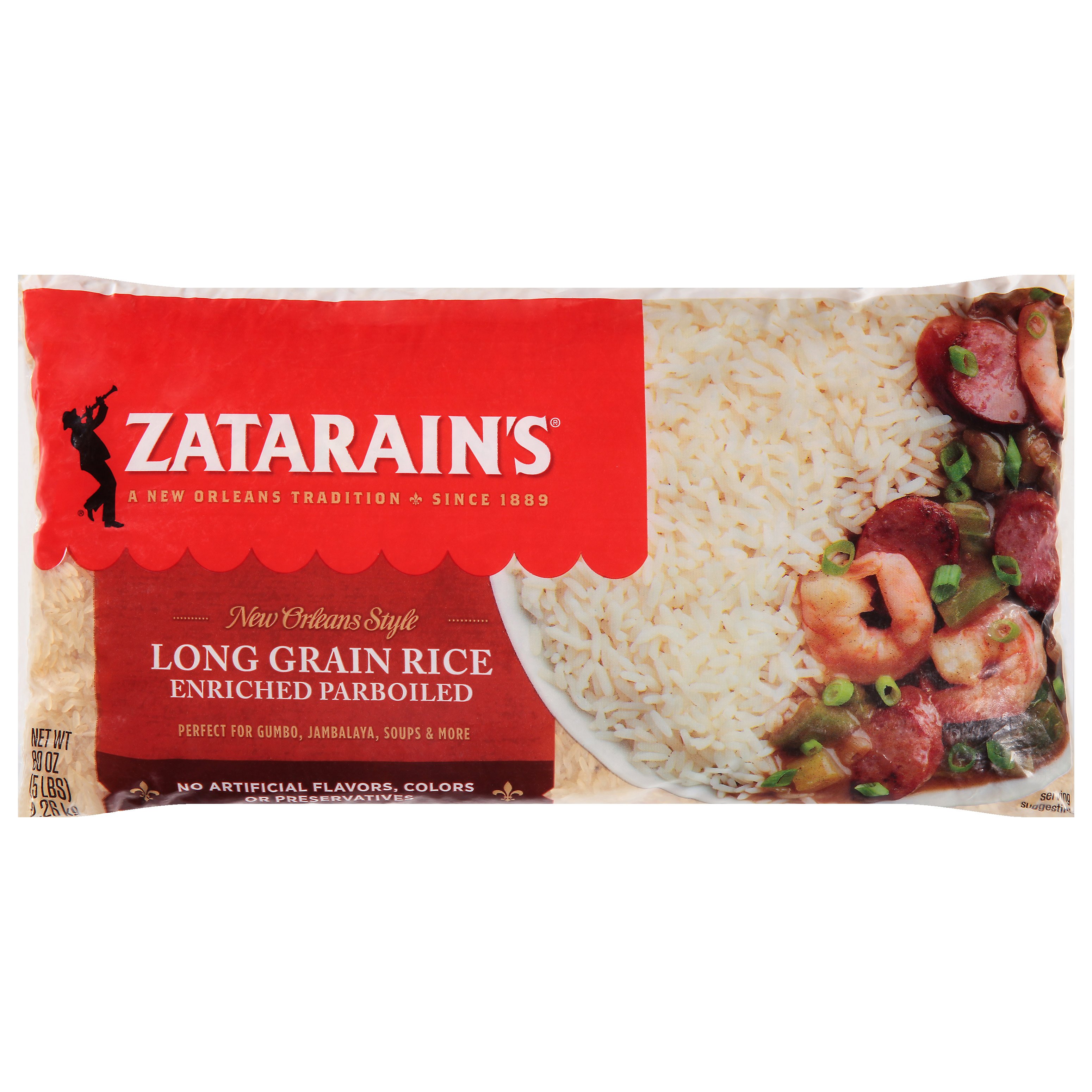 Zatarain's Enriched Parboiled Extra Long Grain Rice - Shop Pasta & Rice ...