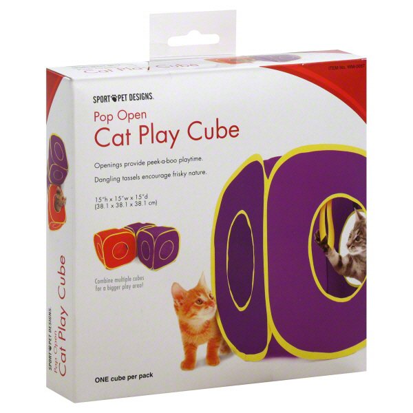 SportPet Design Pop Open Cat Play Cube - Shop Toys at H-E-B