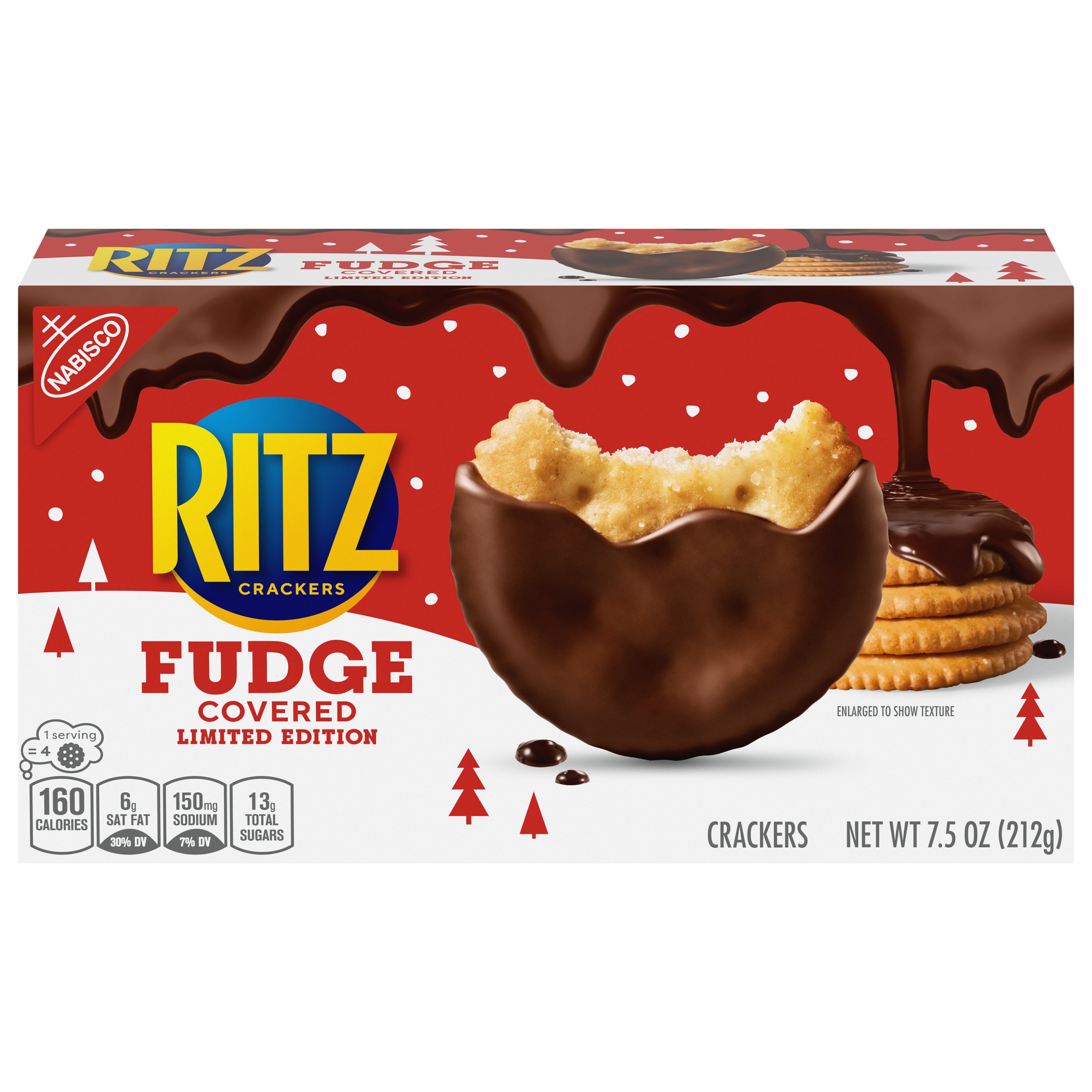 RITZ Limited Edition Fudge Covered Crackers - Shop Cookies at H-E-B