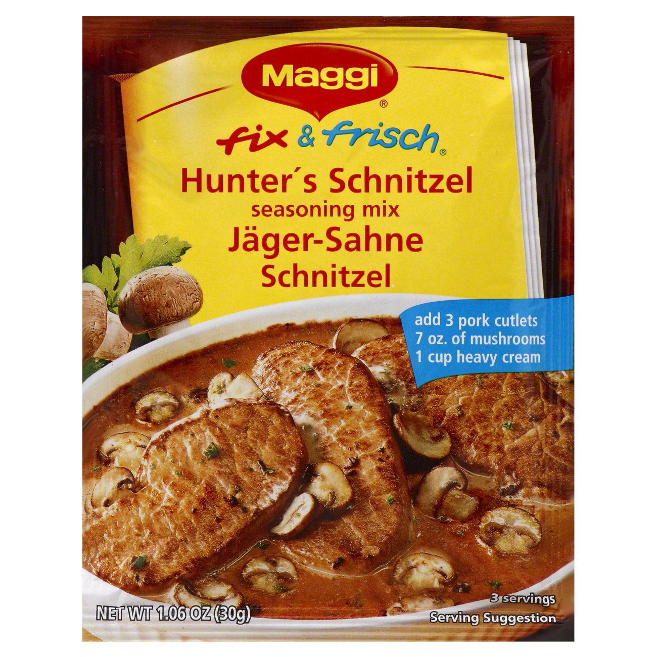 Maggi Fix & Frisch Hunter's Schnitzel Seasoning Mix - Shop Spice mixes ...