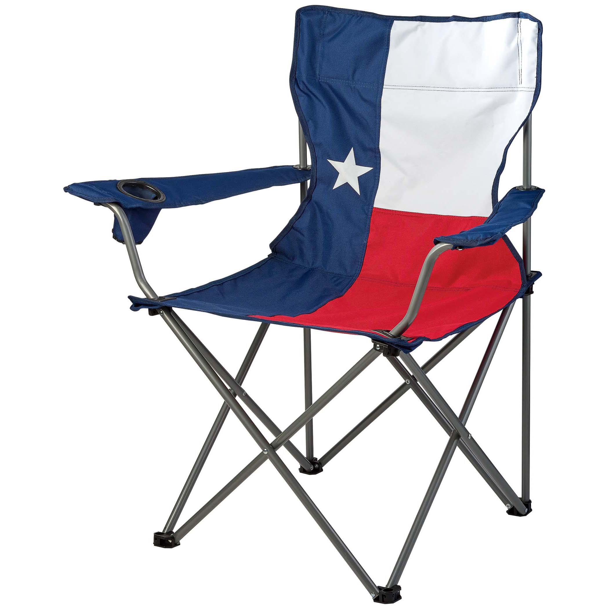 Outdoor Solutions Texas Flag Oversized Folding Arm Chair - Shop Chairs ...