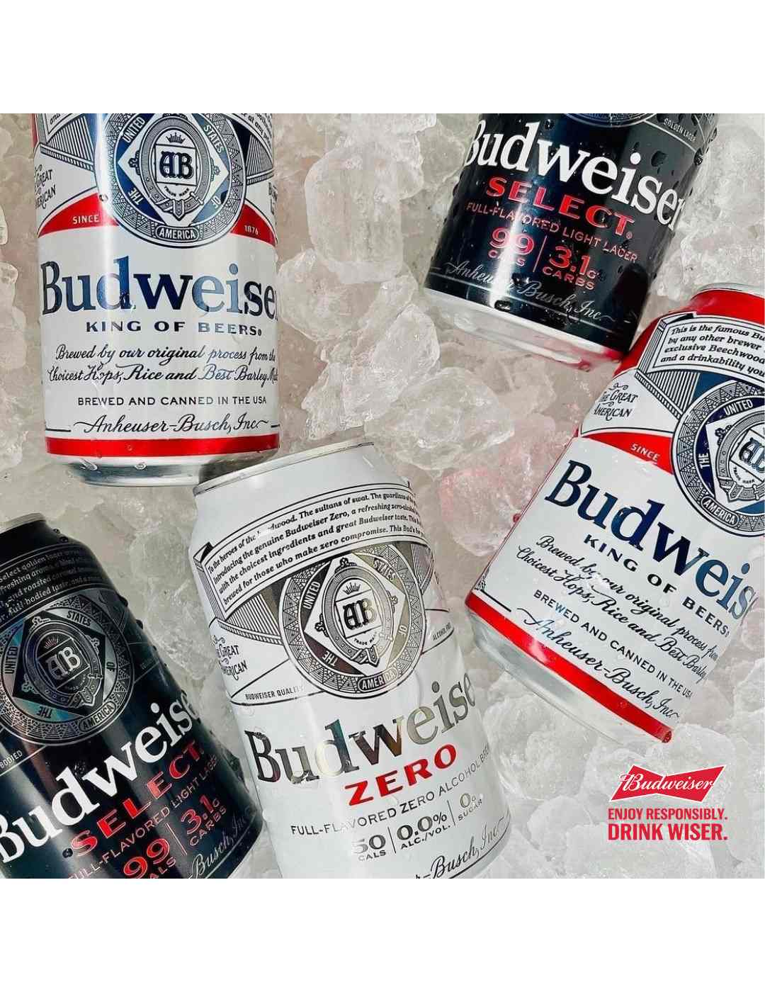 Budweiser Select 55 Light Lager Beer, 18 pack - Shop Beer at H-E-B