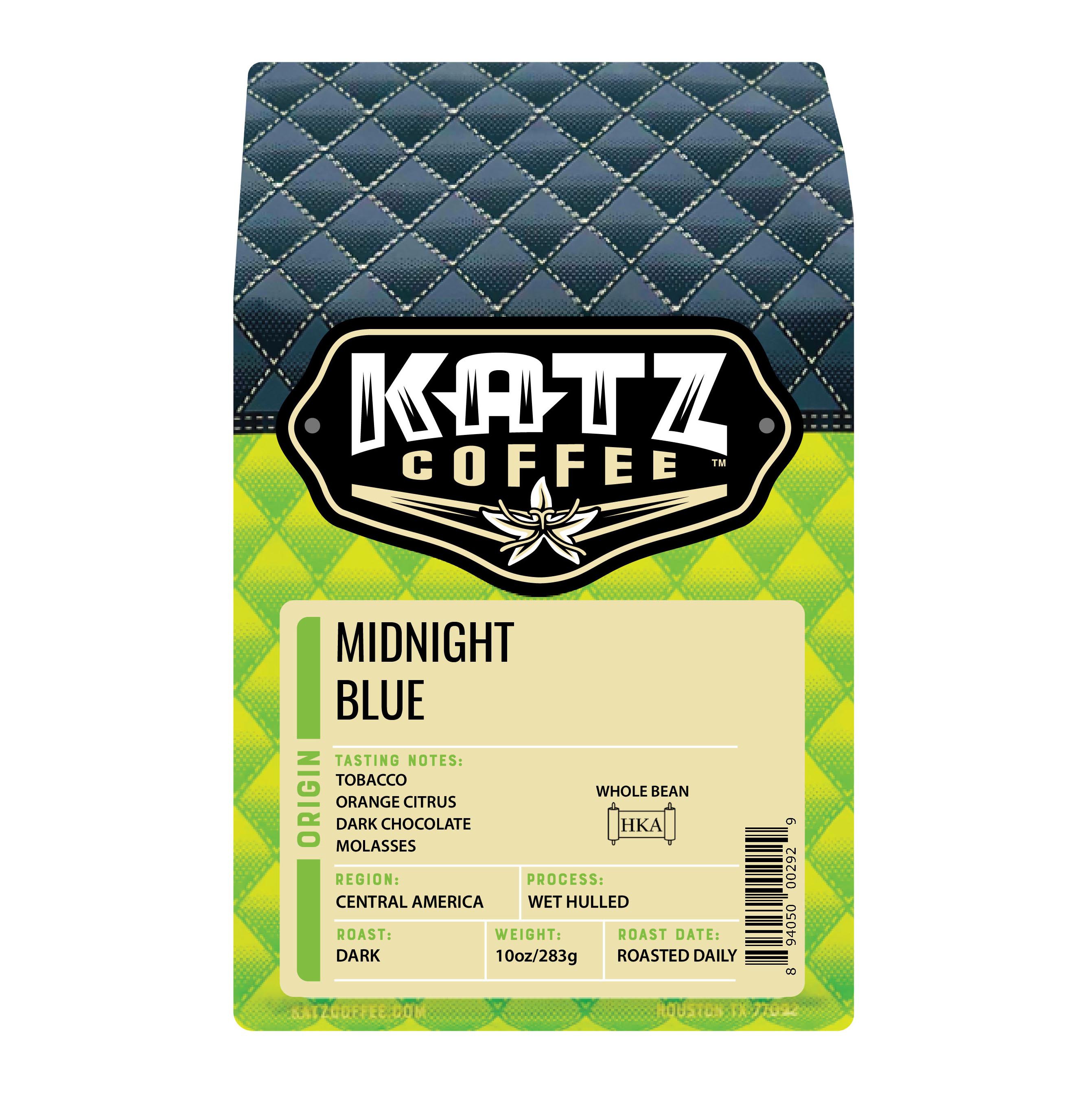 Katz Coffee Midnight Blue Dark Roast Whole Bean Coffee - Shop Coffee at ...