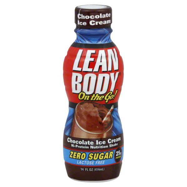 Lean Body On the Go! Chocolate Ice Cream Hi-Protein Nutrition Shake ...