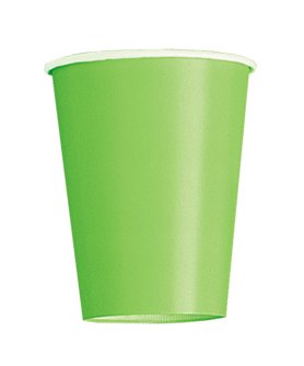 unique Party Paper Cups - Lime Green, 14 Ct - Shop Drinkware at H-E-B