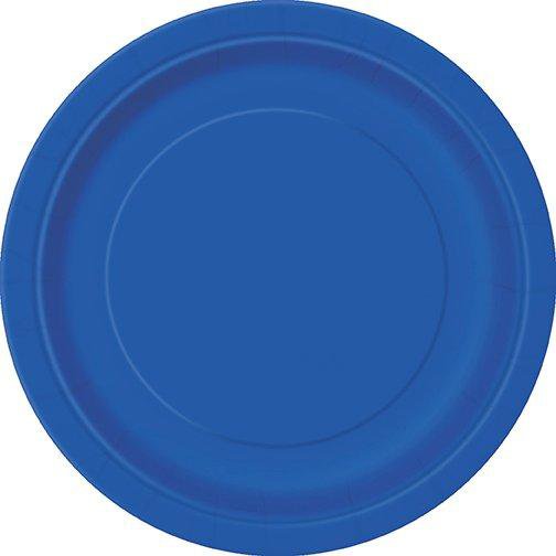 unique Party Paper Plates - Royal Blue, 20 Ct - Shop Plates & bowls at ...