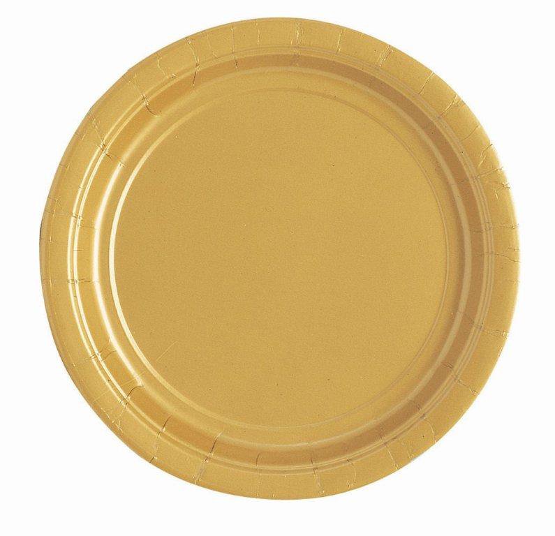 Unique Gold Plate, 9 inch - Shop Plates & bowls at H-E-B