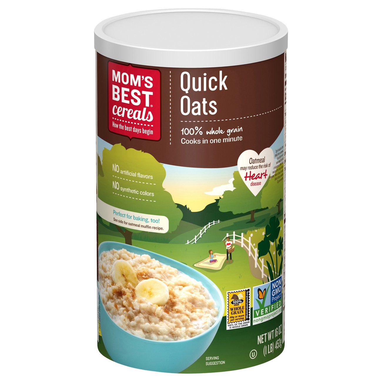 Mom's Best Quick Oats - Shop Oatmeal & hot cereal at H-E-B