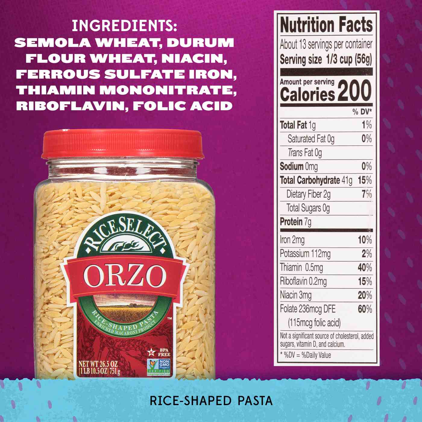 RiceSelect Original Orzo - Shop Pasta at H-E-B