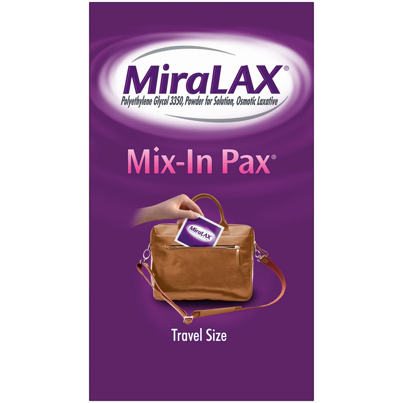 MiraLAX Laxative Powder Packets - Shop Digestion & nausea at H-E-B