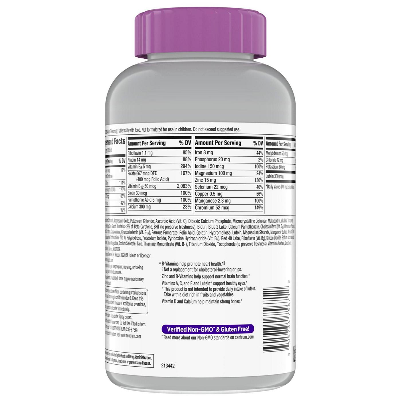 Centrum Silver Women 50+ Multivitamin Tablets - Shop Multivitamins at H-E-B