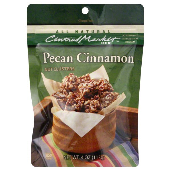 Central Market Central Market All Natural Nut Cluster Pecan Cinnamon ...
