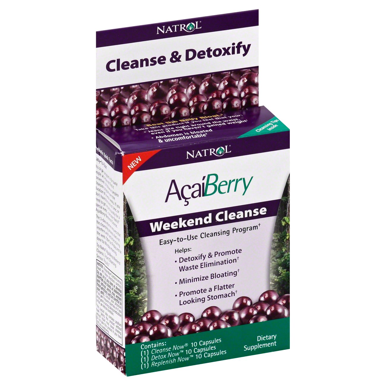 Natrol Acai Berry Capsules Weekend Cleanse - Shop Diet & fitness at H-E-B